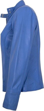 Jilani Lederjacke Lexa Jilani Collection - Damen Lederjacke Lammnappa blau