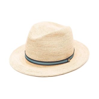Borsalino Homme, Accessoires, Beige, Taille: 56 CM Hats