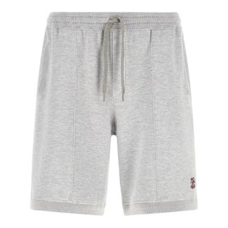 Brunello Cucinelli Double Knit Bermuda Shorts - - Shorts - Herren - Grau - M