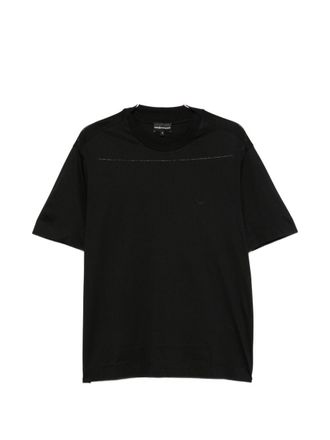 Emporio Armani T-shirt en coton avec logo Emporio Armani