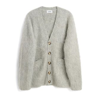 Soulland BOB Alpaka-Mix-Strickjacke - - Knitwear - Damen - Grau - M/L