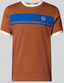 Sergio Tacchini T-Shirt mit gerippten Abschl&uuml;ssen