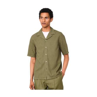 Officine G&eacute;n&eacute;rale Homme, Chemises, Vert, Taille: M Eren Shirt