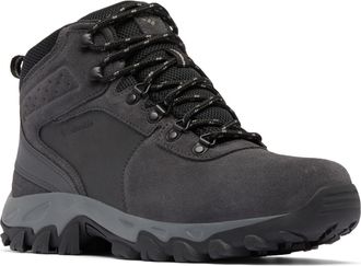 Columbia Herren Newton Ridge Plus Ii Suede Waterproof Wanderschuh, Shark/Black, 41 EU