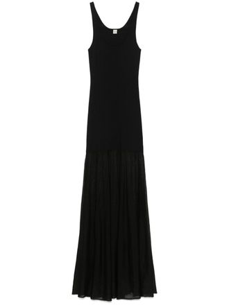 Toteme robe longue Evening - Noir