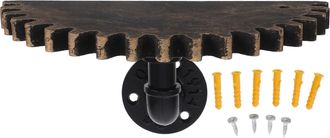 Valiclud Vintage Industrial Floating Wall Shelf aus Robustem Eisenrohr mit Schrauben Rustikales Schwebendes Regal für Wohnzimmer Küche Bar Stilvolle Wanddekora