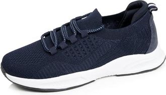 Isotoner Baskets Femme Slip on, Souple et l&eacute;ger, avec Lacets, 36 EU, Marine fonc&eacute;