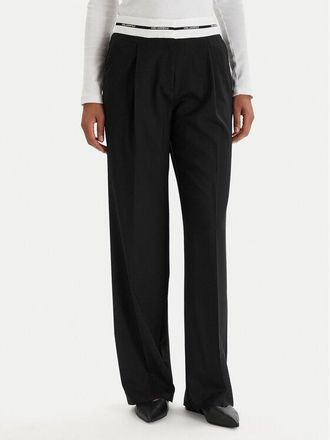 Karl Lagerfeld Stoffhose B1W10002 Schwarz Regular Fit
