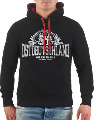 Spass Kostet Herren Kapuzenpullover Ostdeutschland Wir sind EIN Volk DDR Ostblech Heimat Gr&ouml;&szlig;e S - 5XL