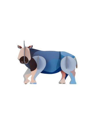studio roof Wandkunst Wildtiere, Nashorn, umweltfreundlich und kreatives Geschenk