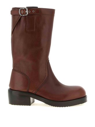 Dries Van Noten Bottes - Marron