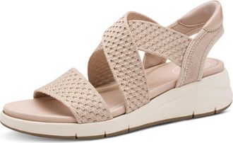 Tamaris Comfort Damen Sandalen flach zum Schlupfen Vegan, Rosa (Rose), 39 EU