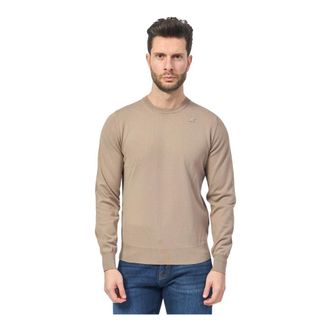 K-Way Homme, Pulls, Beige, Taille: 2XL Beige Crewneck Sweater