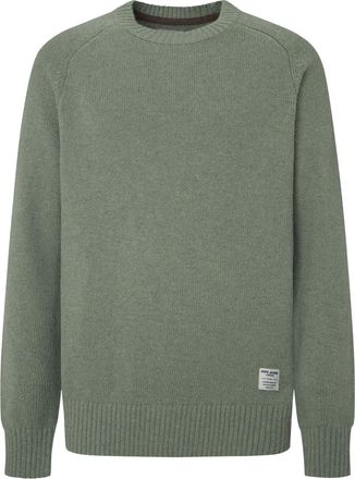 Pepe Jeans London Herren Cred Strickwaren, Grün (Winter Mint Green), Medium