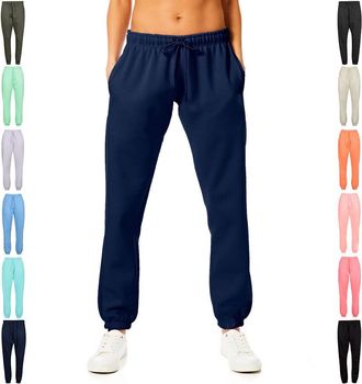 Light & Shade Damen Soft Touch Loungewear Jogginghose Jogger, Marine, XS