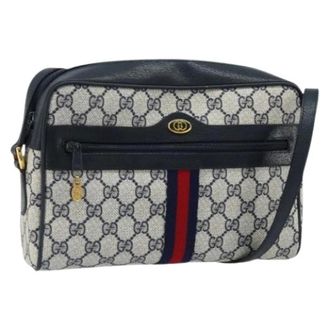 Gucci Sac Bandouli&egrave;re Vintage Pre-owned - Femme - Pre-owned - Bleu - Taille: ONE Size