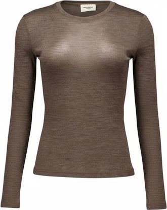 Max Mara Haut Manches Longues Wkdpatto - Femme - Tops - Brun - Taille: 38 FR