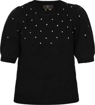 Faina Pullover Frauen Schwarz