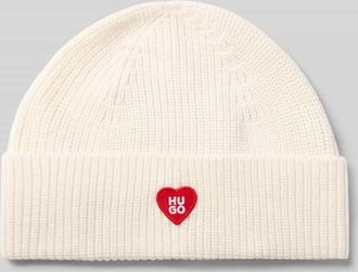 HUGO BOSS Beanie aus Schurwoll-Mix Modell SENTIALY_HAT