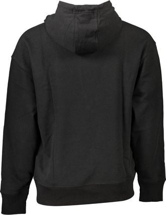 Tommy Hilfiger Embroidered Logo Hoodie - Black