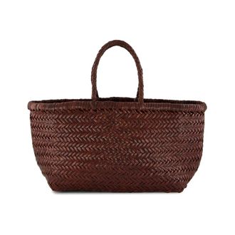 Dragon Diffusion Rote Lederhandtasche Flacher Boden - - Bags - Damen - Rot - ONE SIZE
