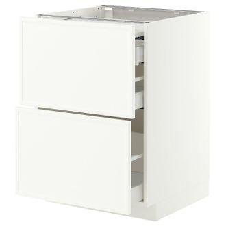 IKEA METOD / MAXIMERA Unterschr auszb Arbeitsfl/3 Schubl
