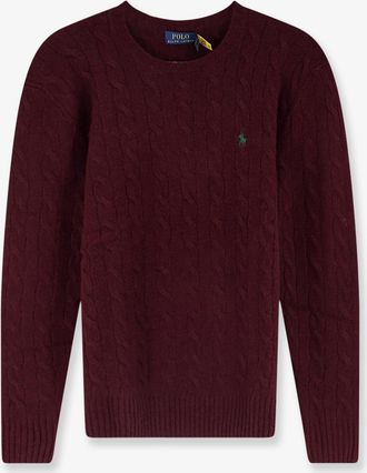 Ralph Lauren Wool and cashmere sweater with braided knit - POLO RALPH LAUREN - gender_Man