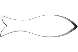 St&auml;dter Staedter Emporte-pi&egrave;ce en Forme de Poisson, Argent, Acier Inoxydable, Silver, 13 cm