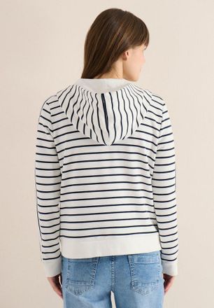 Cecil Sweatjacke aus softem Materialmix