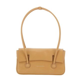 Marge Sherwood Schultertasche mit &Uuml;berschlag - - Bags - Damen - Beige - ONE SIZE
