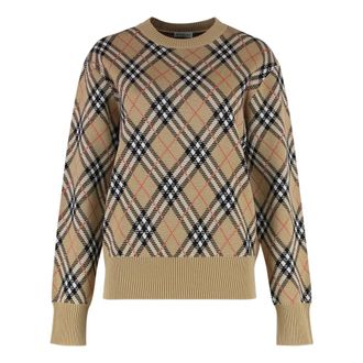 Burberry Rundhals-Strickpullover - - Knitwear - Herren - Beige - M
