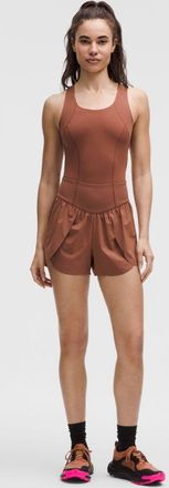 lululemon Go Further Combishort fendu pour Femmes - 8 cm - Taille 12