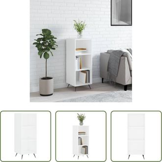 vidaXL vidaXL Stauraum - Regalschrank Wei&szlig; 34,5x32,5x90 cm Holzwerkstoff