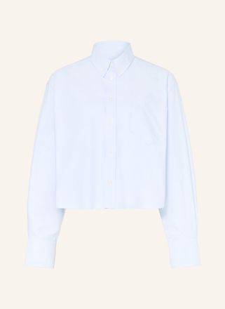 Ami Ami Paris Cropped-Hemdbluse blau