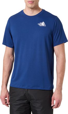 The North Face NF0A895JD1R M 24/7 S/S Tee REG Graphic T-Shirt Herren Estate Blue Größe XL