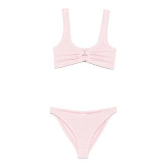 Hunza G Femme, Maillots de bain, Rose, Taille: ONE Size Julia With Gold Hoop Bikini