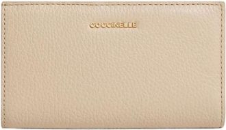 Coccinelle Femme, Accessoires, Beige, Taille: ONE Size Metallic Soft Medium Wallet