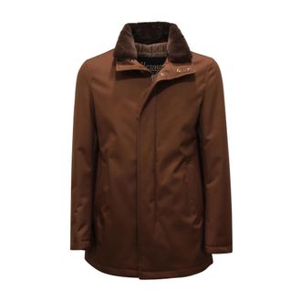 Herno Leicht gesteppter Regenmantel - - Coats - Herren - Braun - M