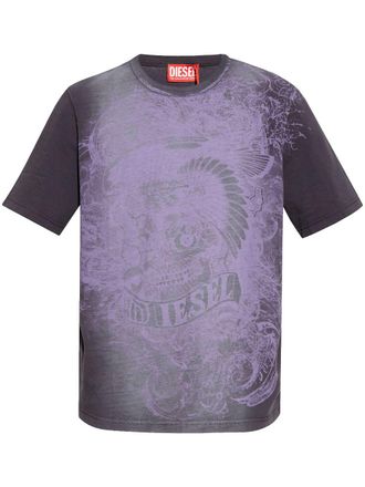 Diesel T-Adjust Q5 T-Shirt - Violett
