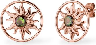 Purelei Luana Coin Ohrringe mit Zirkonia Steinen