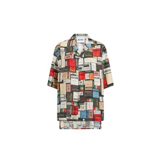 Moschino Damen, Blusen & Hemden, Mehrfarbig, XLGr&ouml;&szlig;e
