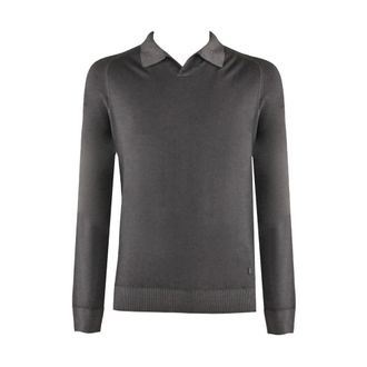 Liu Jo Homme, Tops, Gris, Taille: XL Polo &agrave; col en V