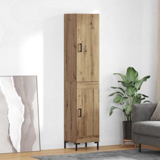 vidaXL vidaXL Haut Armoire Ch&ecirc;ne artisanal 69,5 x 34 x 180 cm