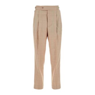 Needles Femme, Pantalons, Beige, Taille: 38 FR Pantalon Mr266 en m&eacute;lange de polyester brod&eacute;