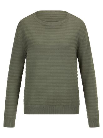 Peter Hahn Rundhals-Pullover aus 100% SUPIMA-&shy;Baumwolle Peter Hahn gr&uuml;n