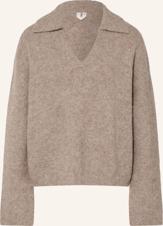 Arket Arket Pullover Mit Alpaka beige