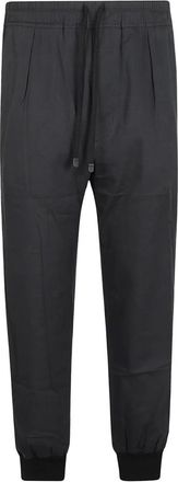 Tom Ford Homme, Pantalons, Noir, Taille: W34 Cotton Silk Lightweight Jogger