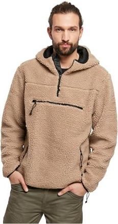 Brandit Teddyfleece Worker Pullover, color: camel, size: 7XL
