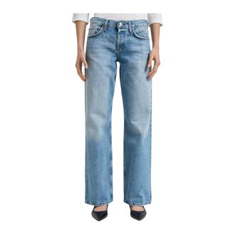 A Gold E Damen, Jeans, Blau, W24Gr&ouml;&szlig;e