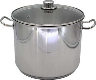 Kr&uuml;ger Kr&uuml;ger 72727 Jumbotopf 14 l, mit Glasdeckel